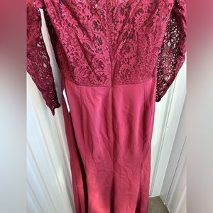Dessy Collection | Dresses | Nwt Dessy Collection Long Sleeve Lace Gown ...